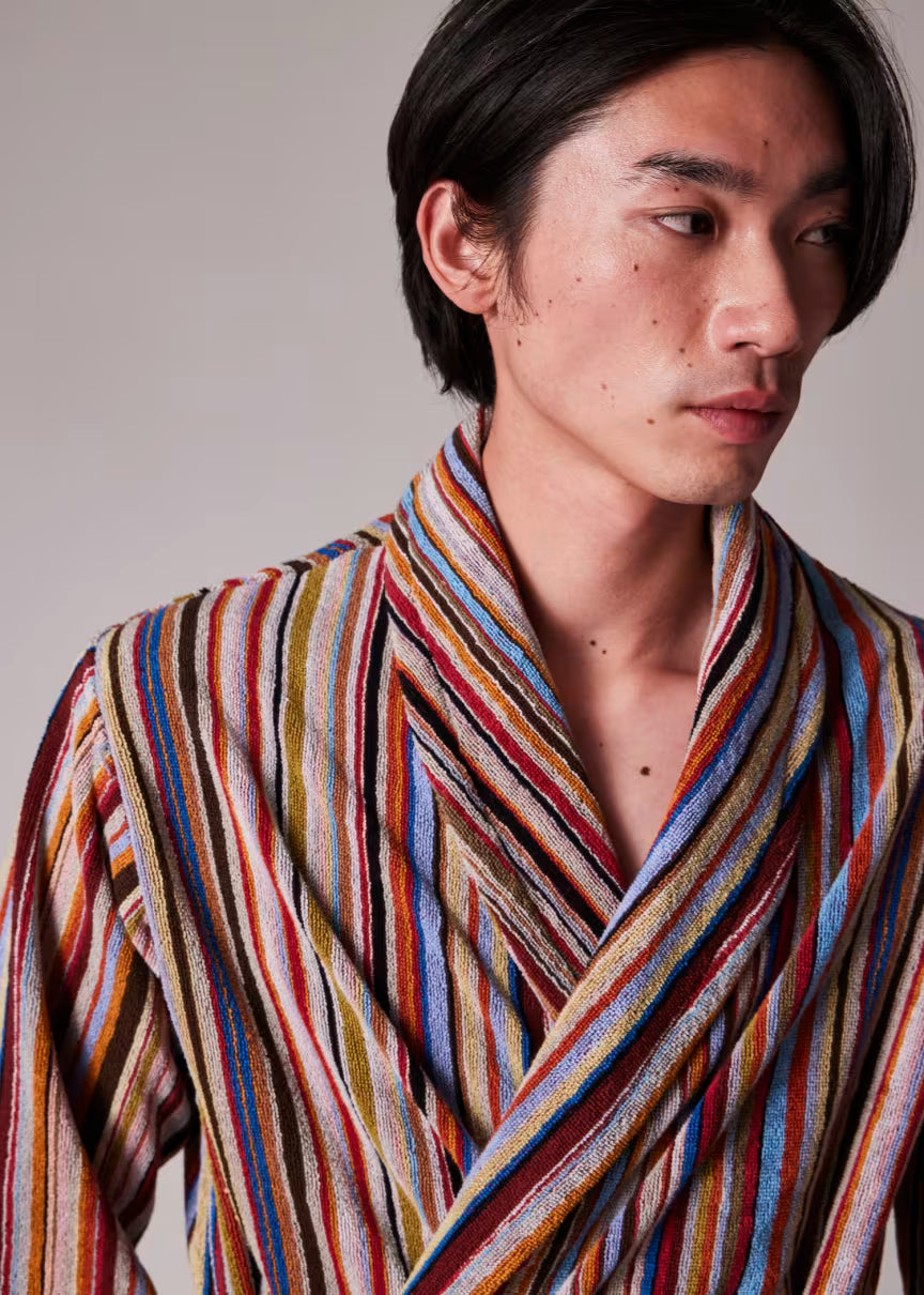 Paul Smith 'Signature Stripe' Woven Cotton Dressing Gown – Nigel Holmes ...